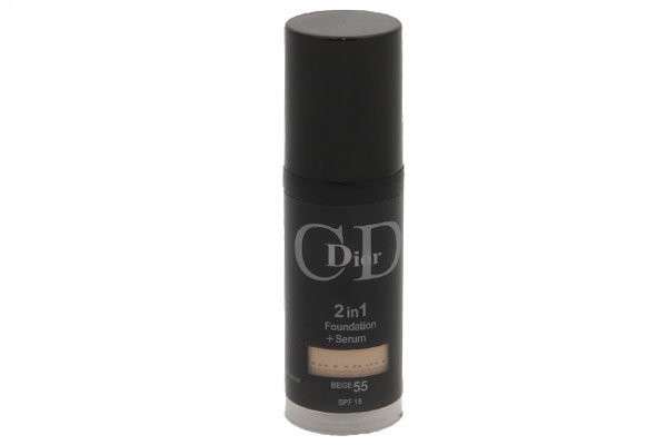 Тональный крем Dior 2в1 Foundation + Serum 30 ml(черный) купить в ...