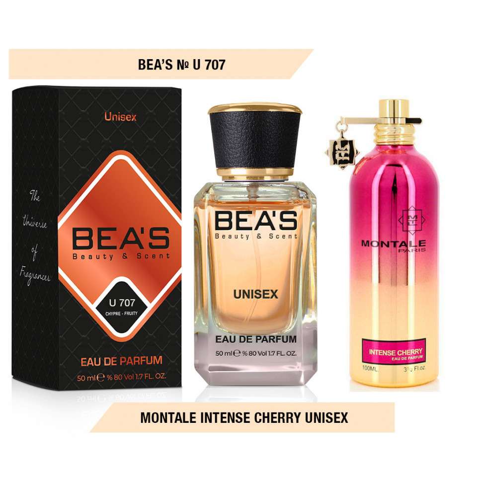 Парфюм Beas Montale "Intense Cherry" EDP 50ml арт. U 707 купить в интернет магазине по цене 866 руб.